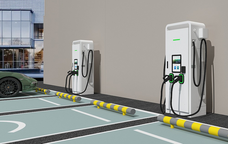 DC EV Charger Fast Charging 80KW IP65 Waterproof for Solar Carport ...