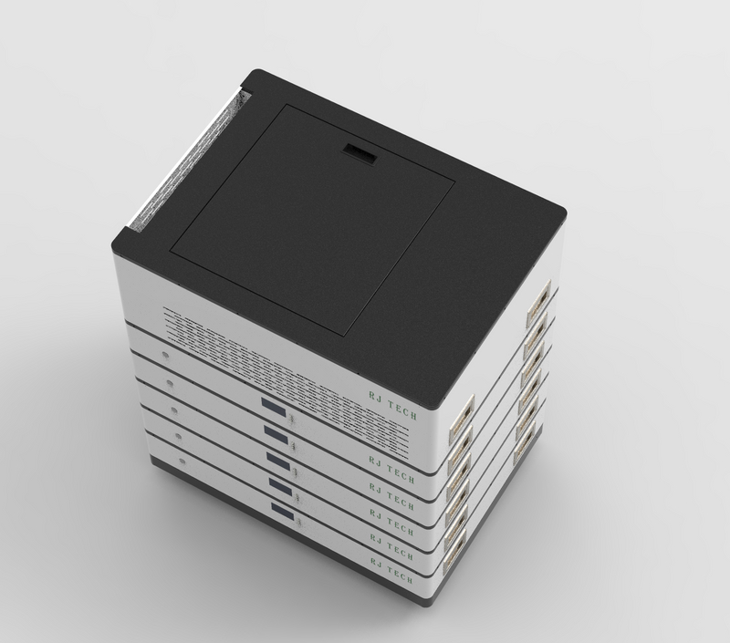 RJ TECH 42kwh BESS 400Vac 380Vac Lithium Stackable Battery Deye 12kw ...